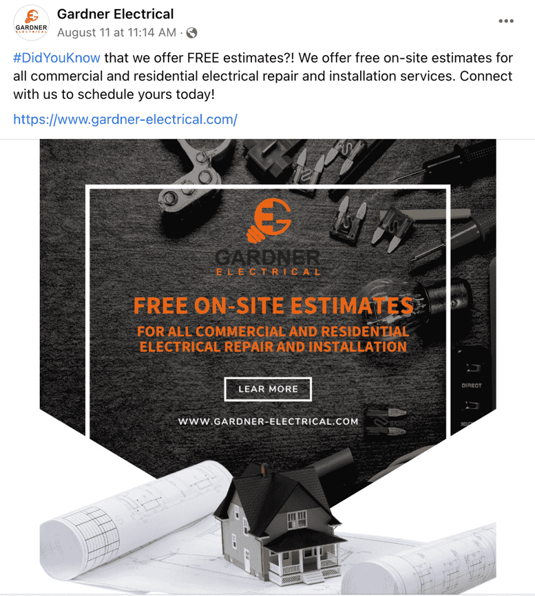 Tips For Generating Electrician Leads With Facebook Ads